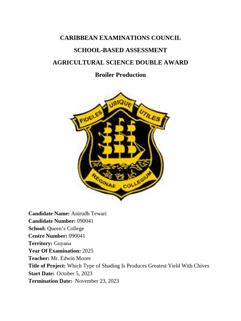 AGRI Broiler SBA - Up To Methodology | PDF | Broiler