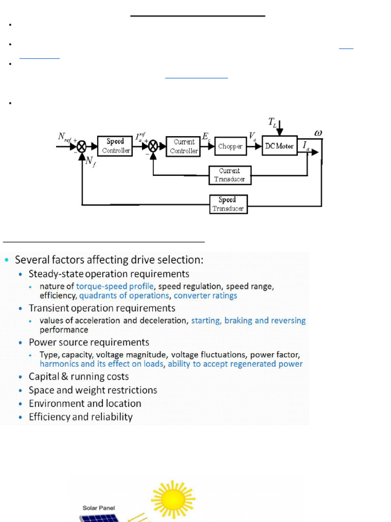 Chopper Fed DC Drives, Real Time Applications | PDF | Electric Motor ...