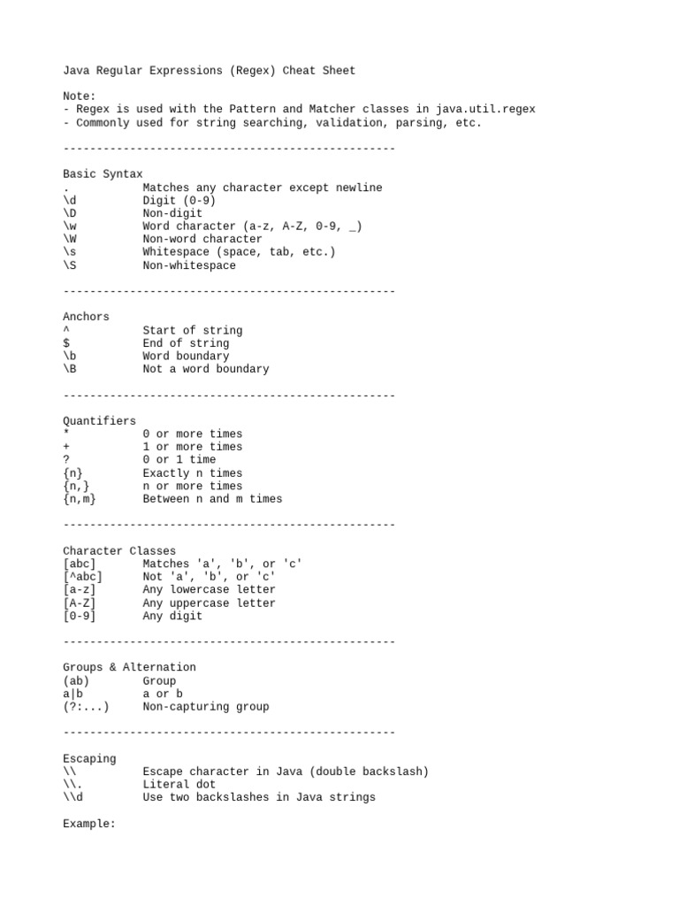 Regex | PDF | Regular Expression | Computer Science