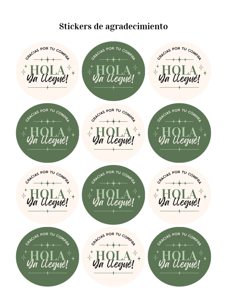 Documento A4 Stickers | PDF