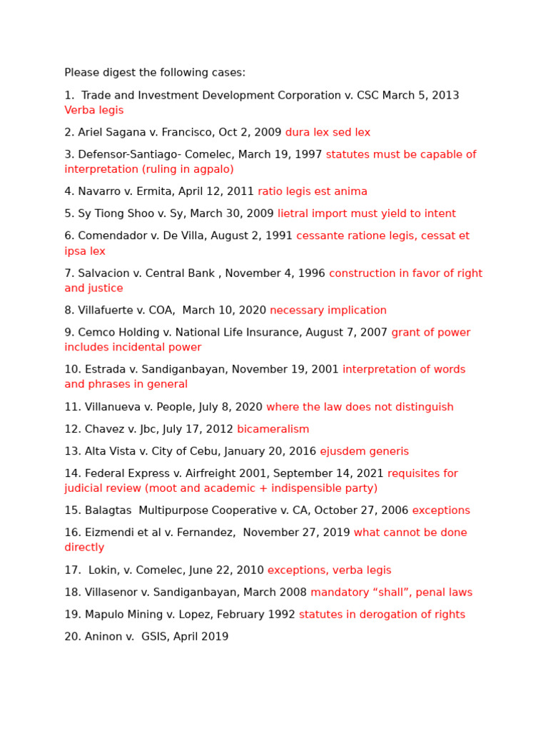 STATCON-digest-the-following-cases (1) | PDF