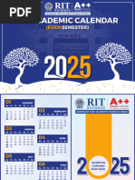 GTU Academic Calendar 2025-26 | PDF | Educational Stages | Vocational ...