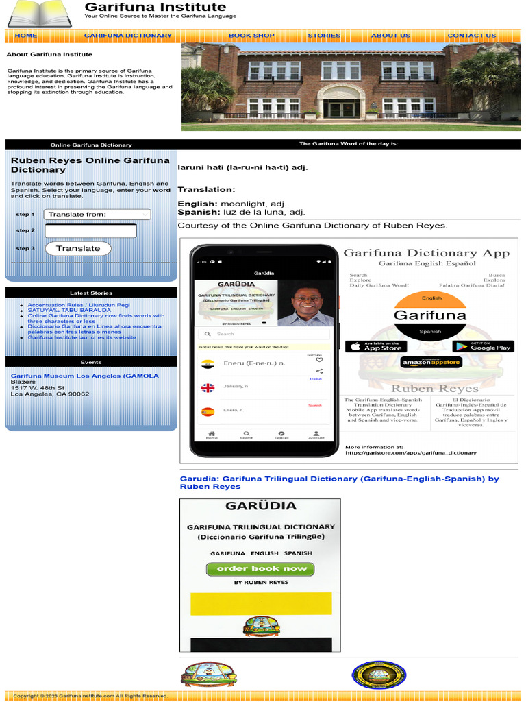 Garifuna Institute - Your Online Source To Master The Garifuna Language ...