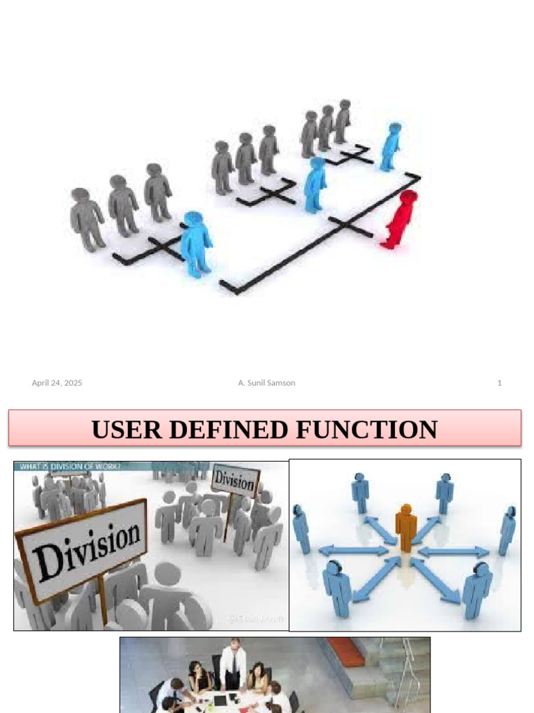 Understanding User Defined Functions | PDF | Parameter (Computer ...