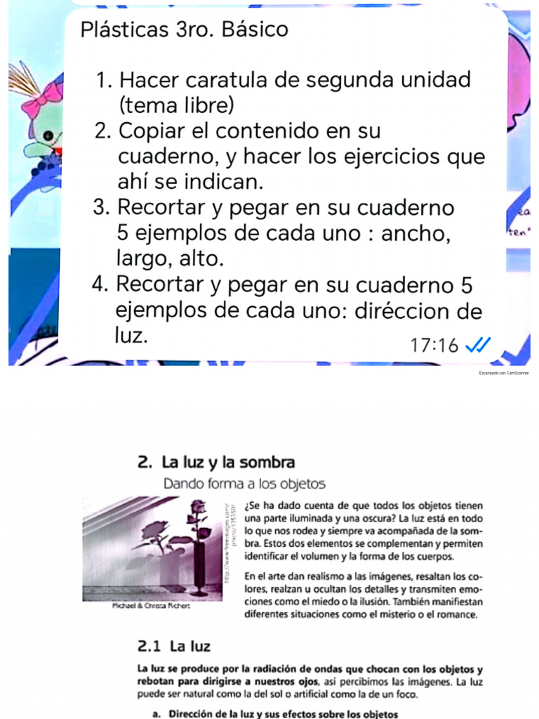 Plásticas 3ro. Básico | PDF