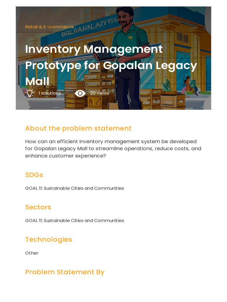 Problem Statement Report | PDF