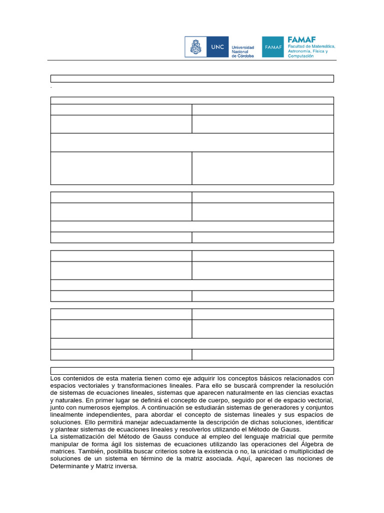 Álgebra Álgebra II Lgebra Lineal | PDF | Matriz (Matemáticas) | Mapa lineal