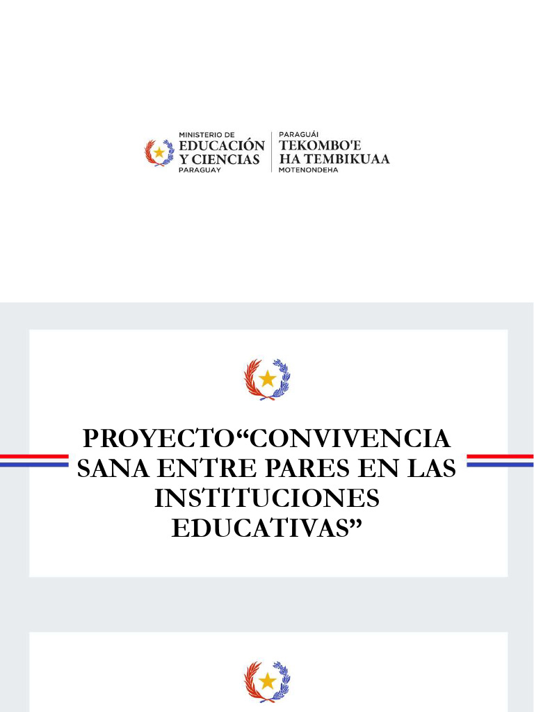 cCONVIVENCIA SANA - INFORMACIÓN REMF | PDF | Escuelas