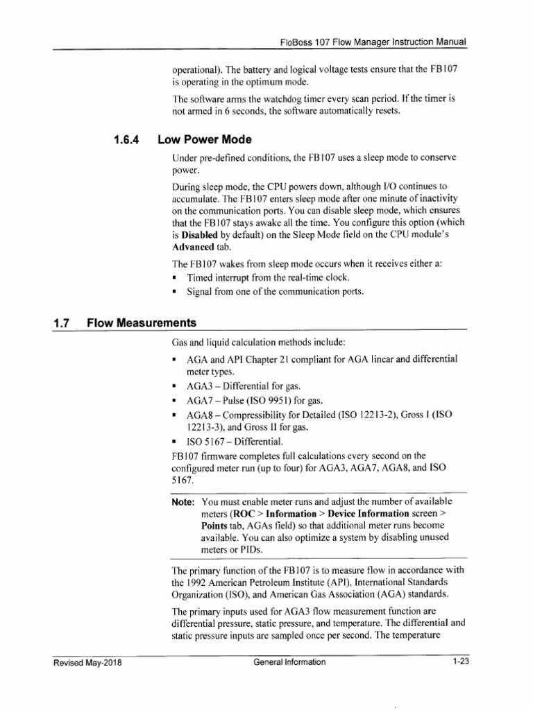 Flow Computer Manual Pages | PDF