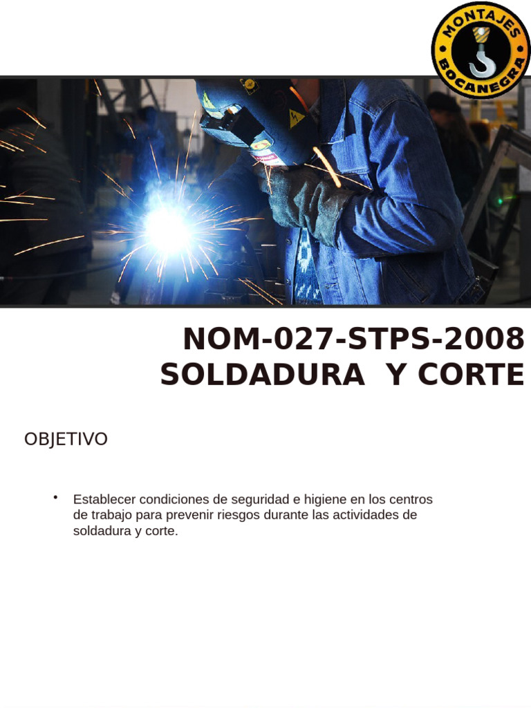 Nom 027 STPS 2008 | PDF | Soldadura | Construcción