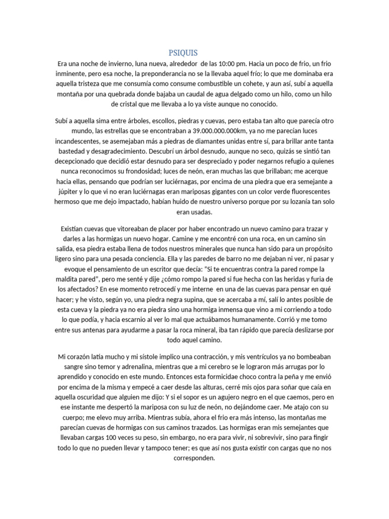 PSIQUE | PDF | Cielo