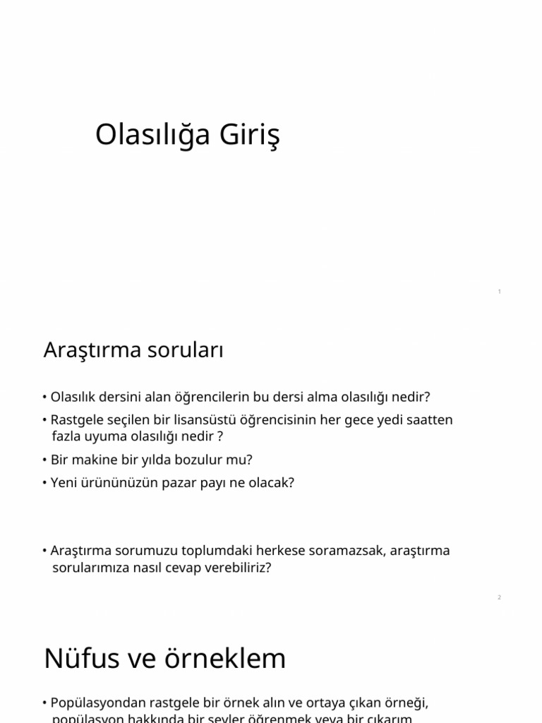 Slayt 1 (1-2 Haftalar) | PDF