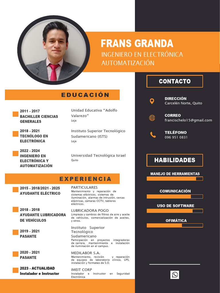 CV - Frans Granda | PDF