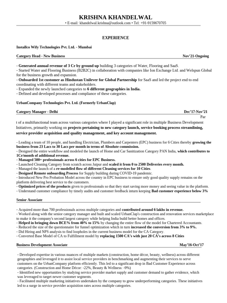 Krishna Khandelwal | PDF | Business | Economies