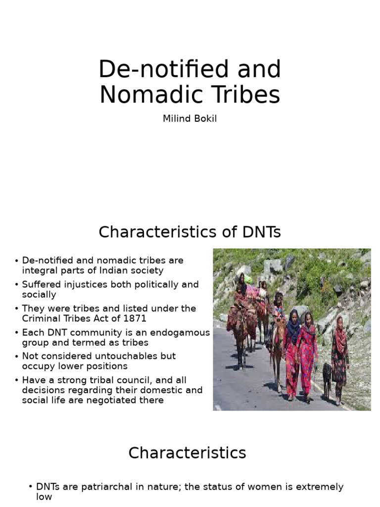 Understanding De-notified Tribes in India | PDF