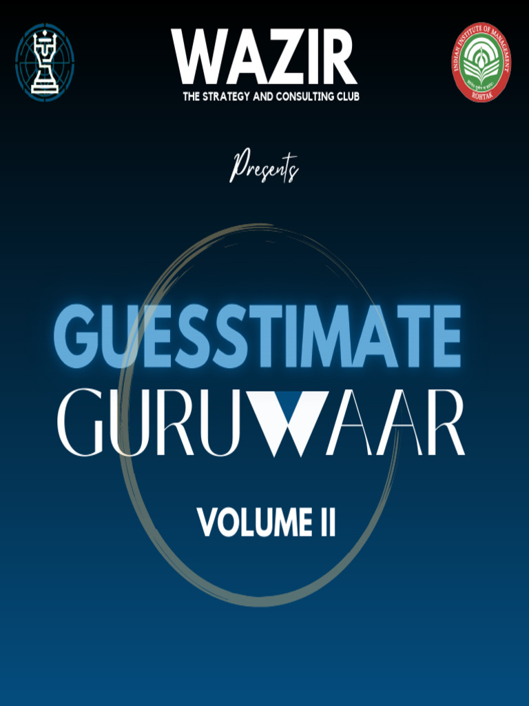 Guesstimate Guruwaar 2-21-1739079197 | PDF | Smartphone | Computing