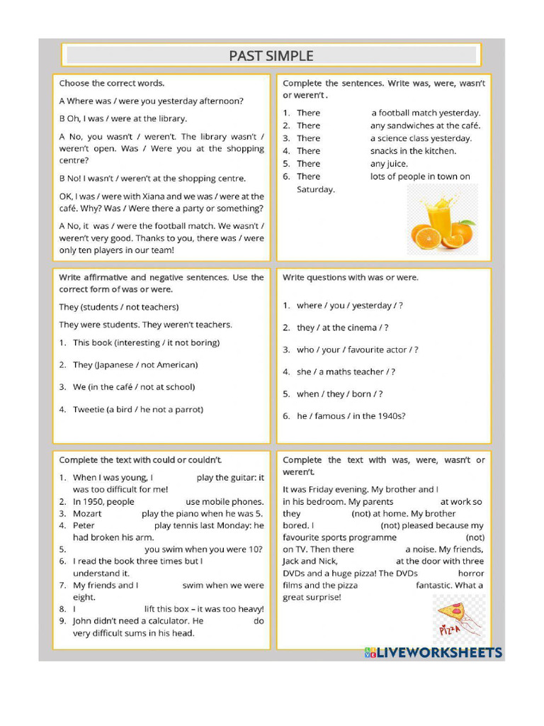 Past Simple 8 | PDF