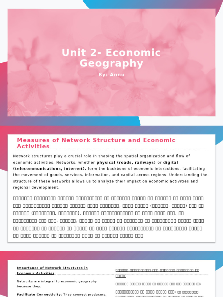 Unit 2- Economic Geography | PDF