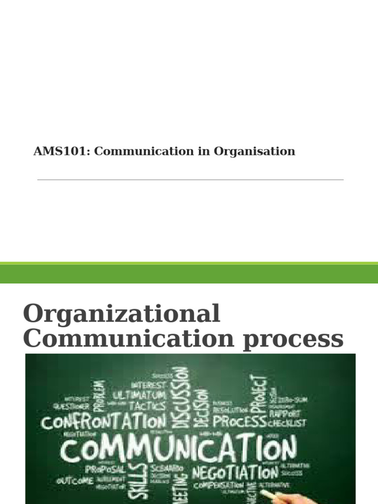Communication Within The Organization | PDF | Communication | Nonverbal ...