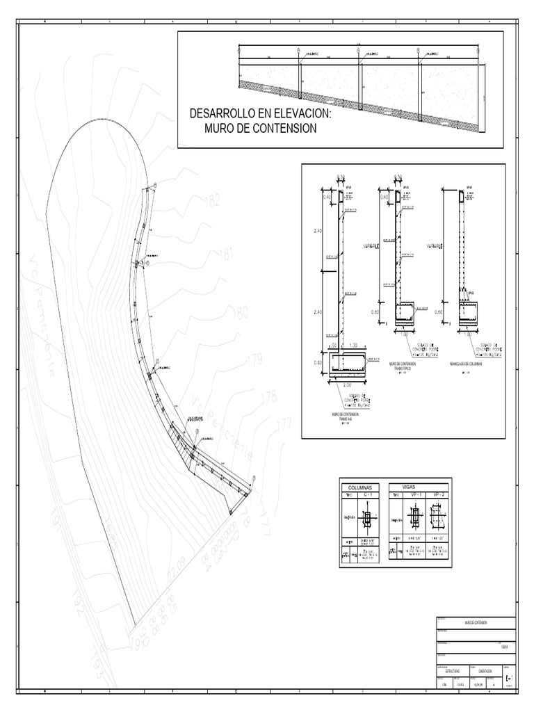Diseño Muro de Contension Final | PDF | Ingeniero civil | Ingeniería ...