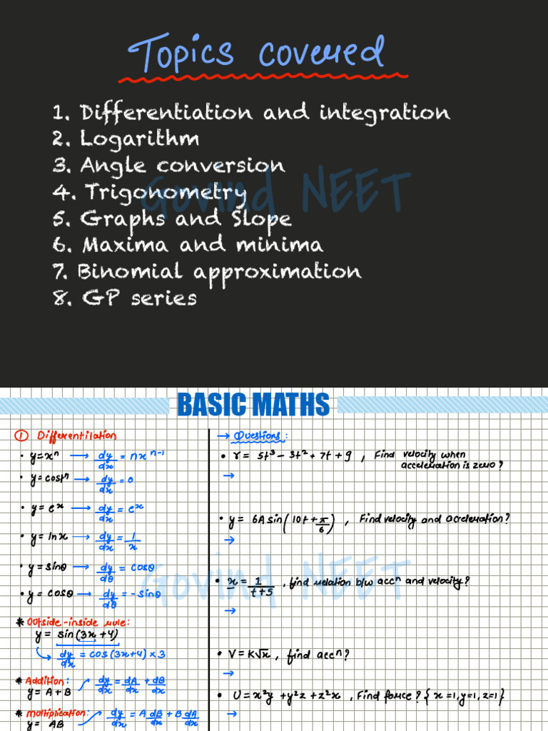 Basic Mathematic | PDF
