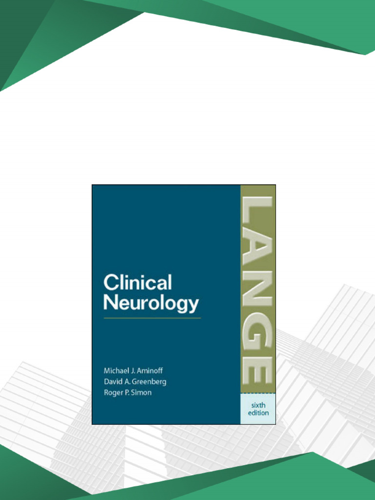 Clinical Neurology 6th Edition by Michael Aminoff, Robert Simon, David ...
