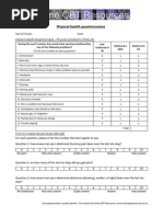 COMPASS 31 Questionnaire Scoring Guide | PDF | Human Diseases And ...