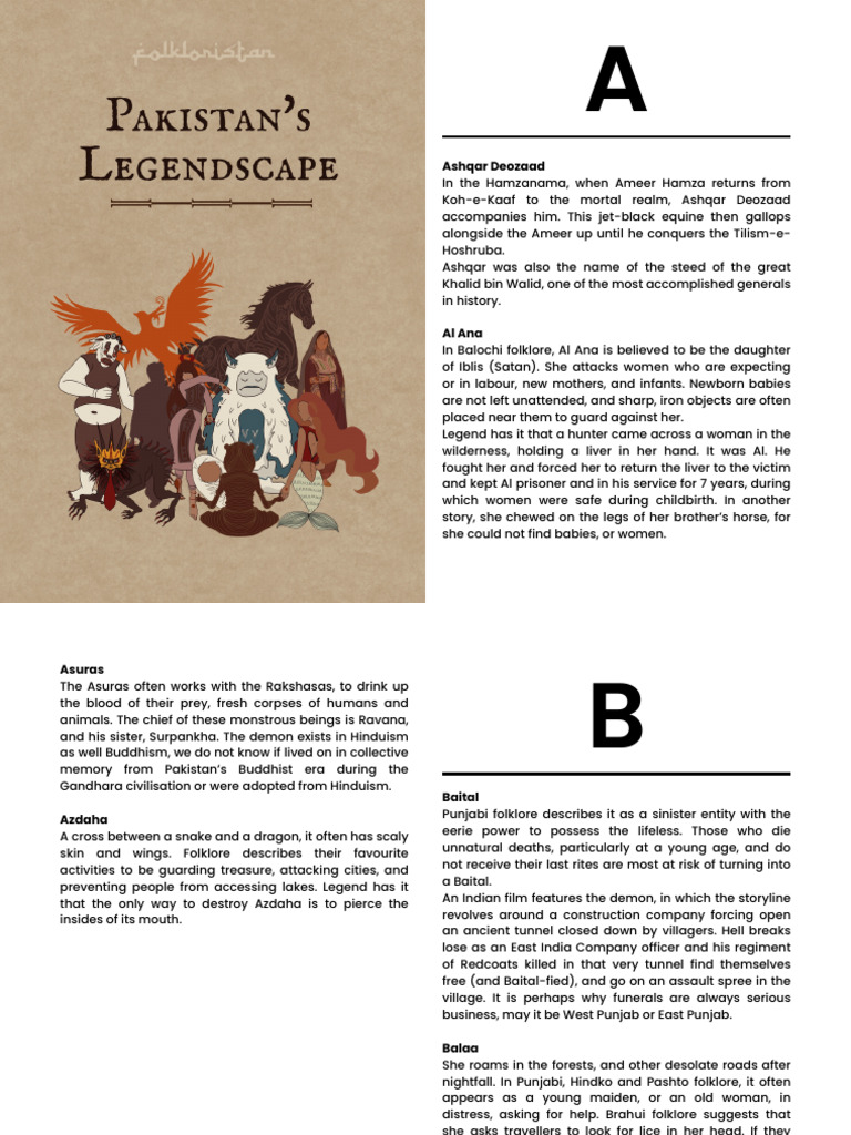 Pakistani Mythical Creatures Overview | PDF | Jinn