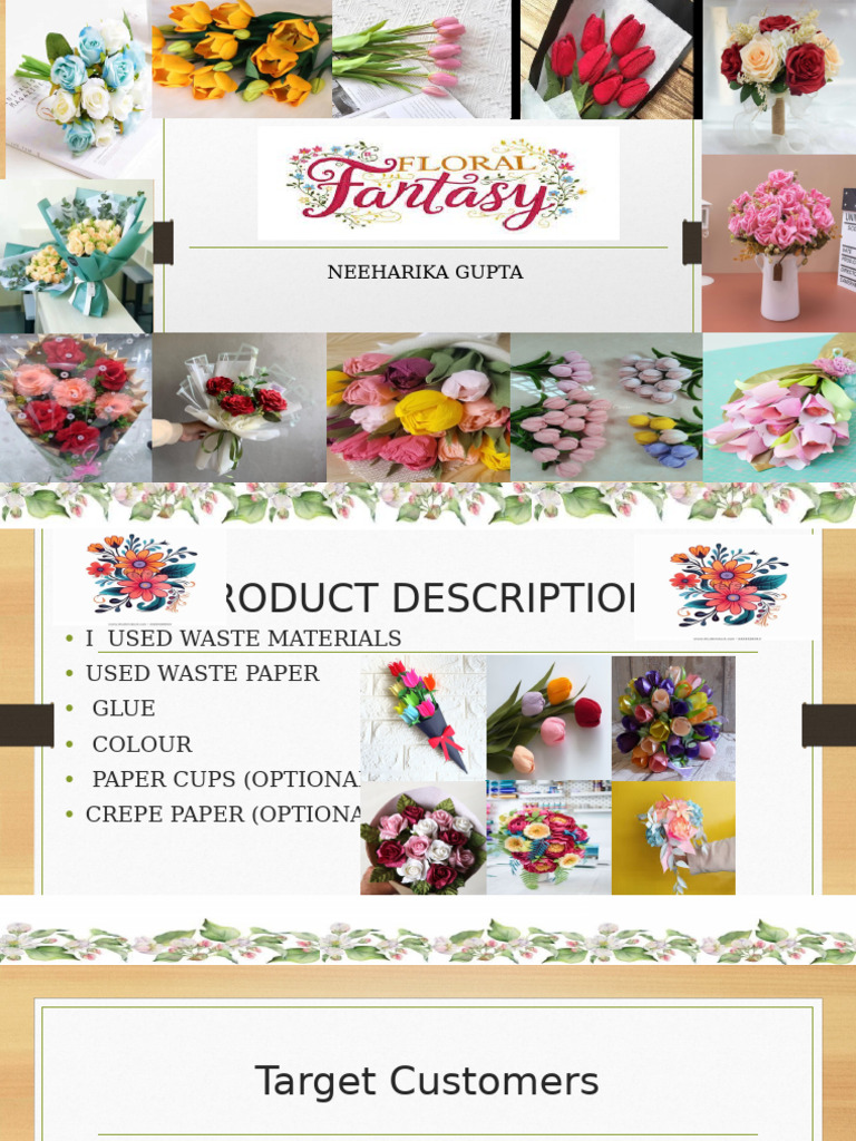 Paper Flowers Bouquet | PDF