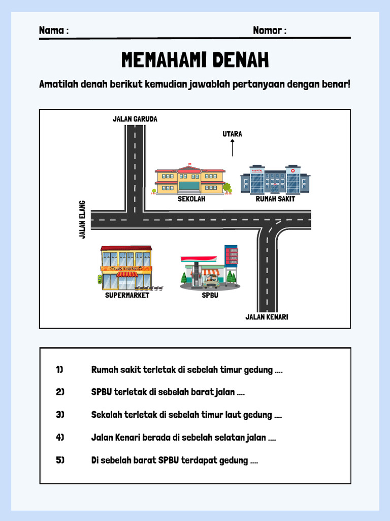 Panduan Memahami Denah Lokasi | PDF