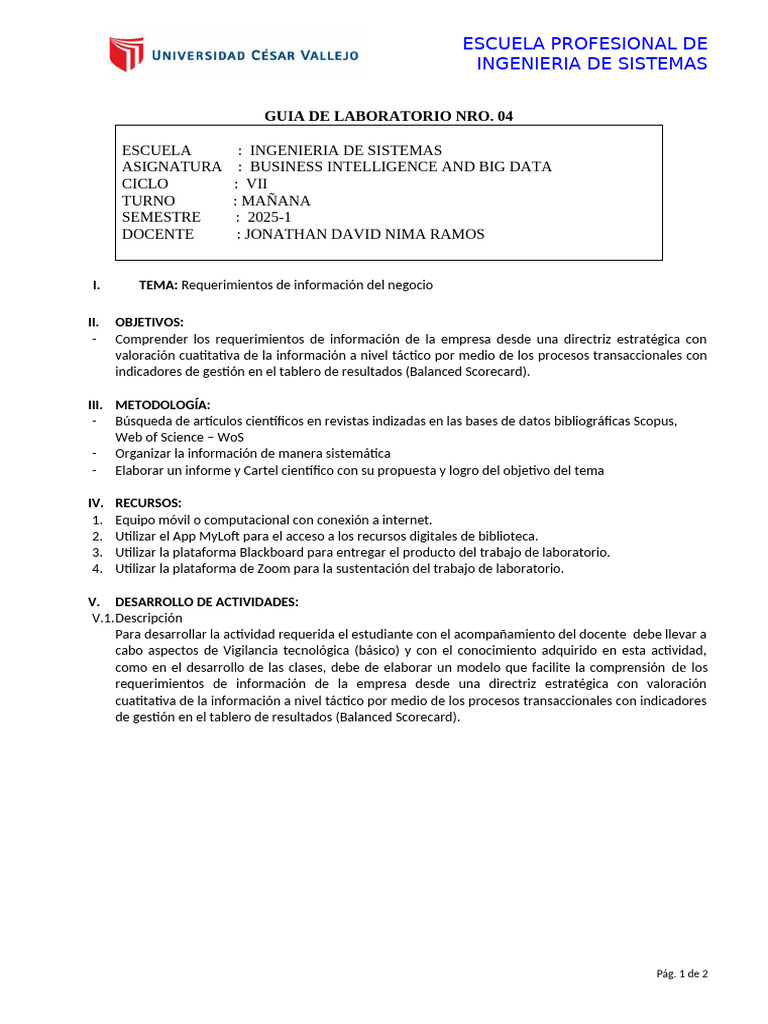 Lab 04 | PDF | Software | Bases de datos