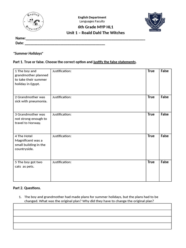 Chapter 5 Analysis of The Witches | PDF