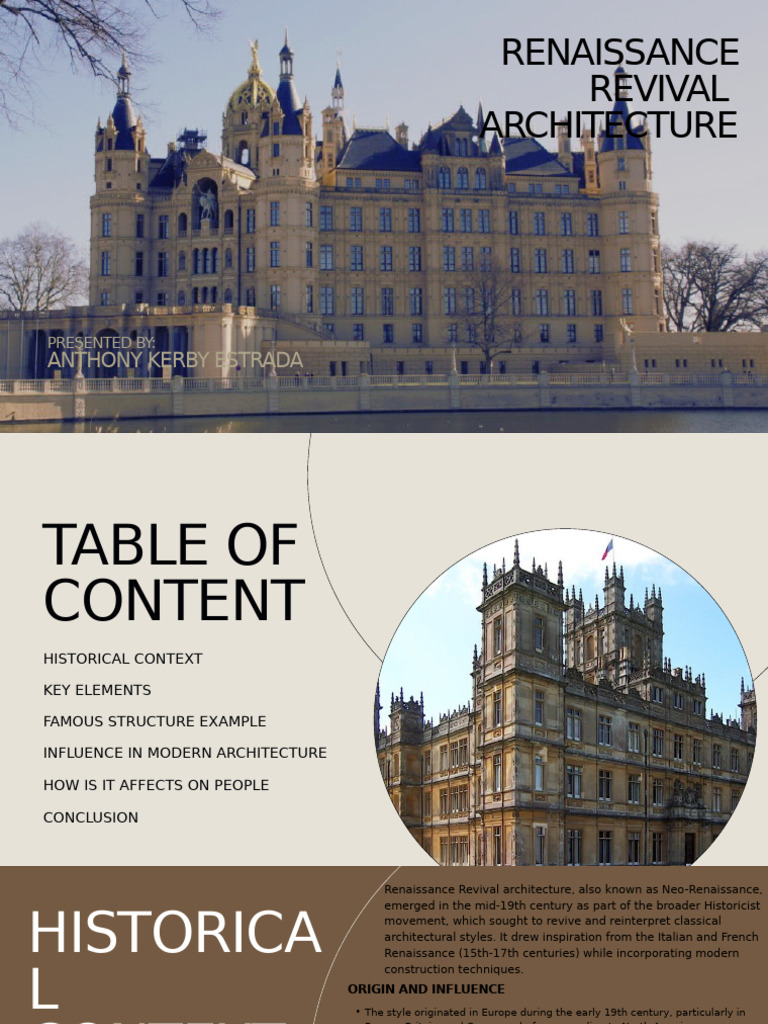 REnaissance Revival Architecture 1 | PDF | Renaissance | Architectural ...