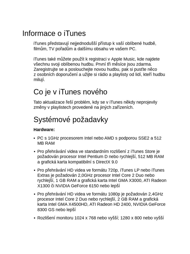 About ITunes | PDF