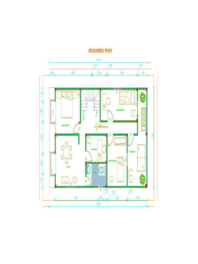 Proyecto Final 2d Autocad (2)-Modelo | PDF