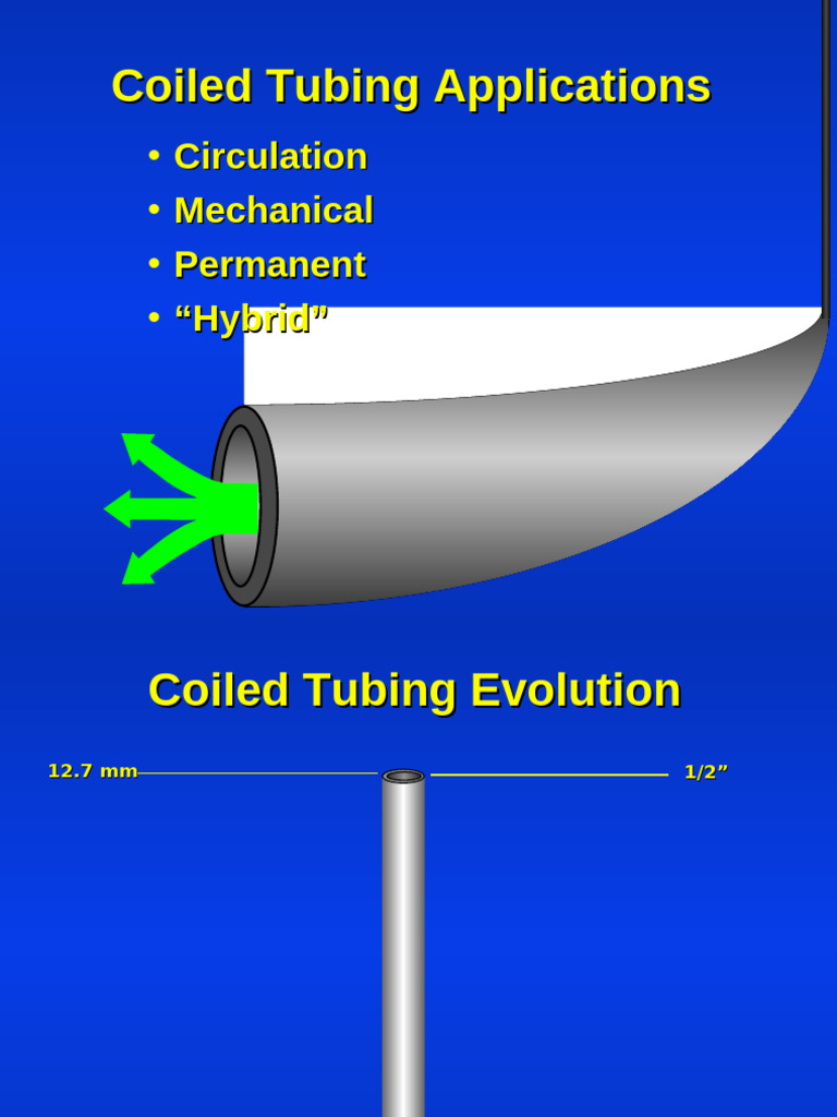 Coiled Tubing Applications | PDF | Pipe (Fluid Conveyance) | Fluid Dynamics