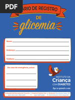 Planilha Diária para Controle Da Glicemia | PDF