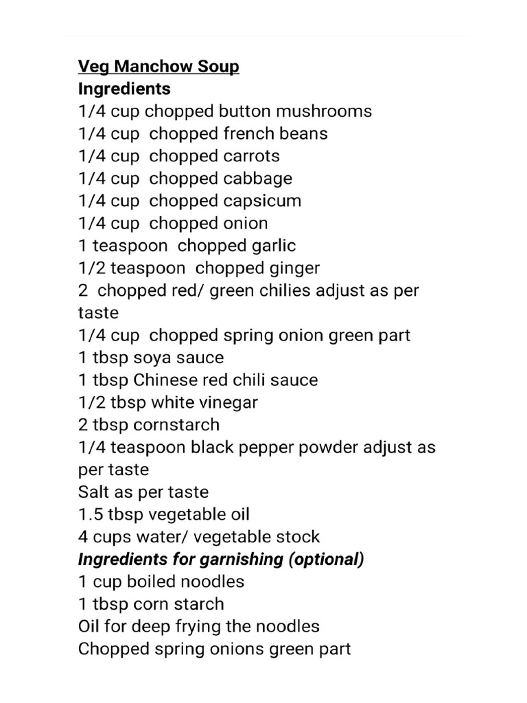 Chinese Recipes | PDF