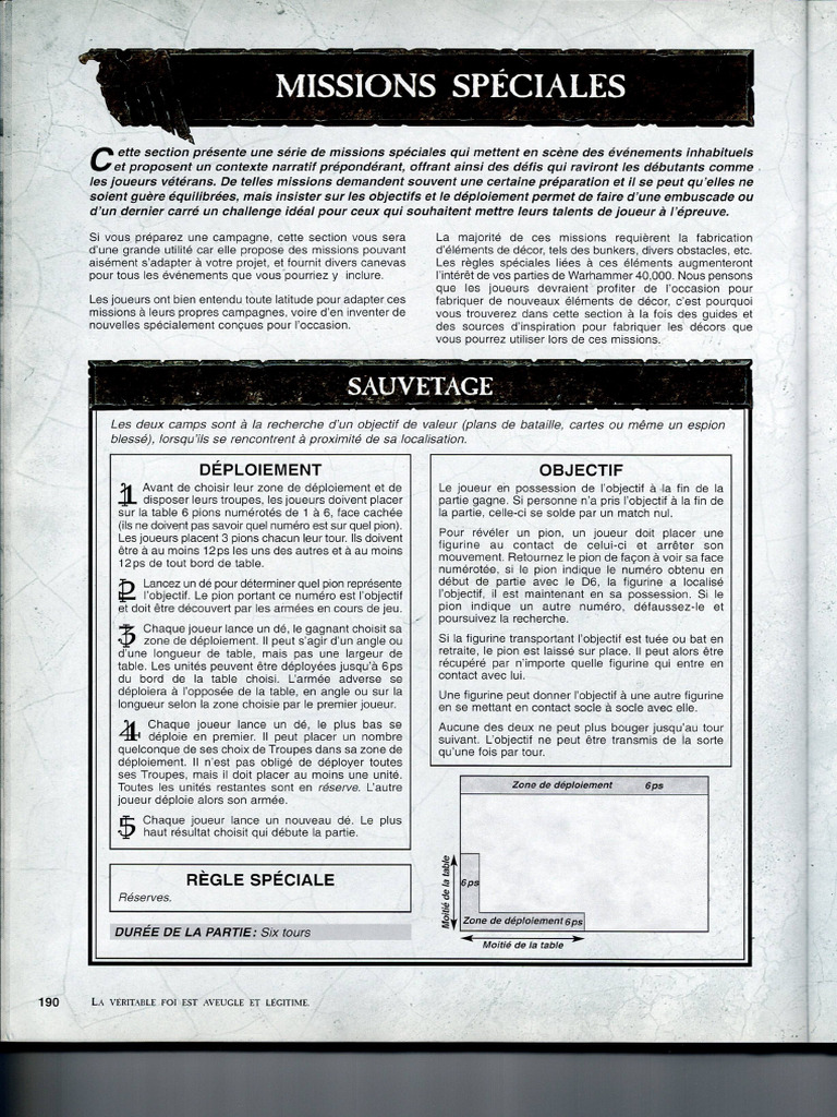Sauvetage Mission Speciale | PDF