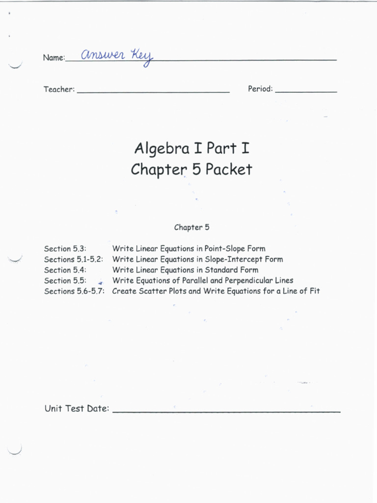 CH5PacketP1 21answers | PDF