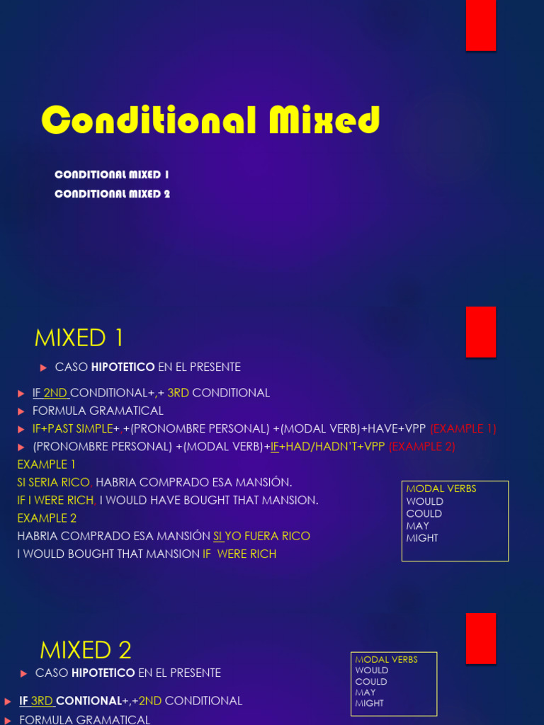 Conditional Mixed | PDF