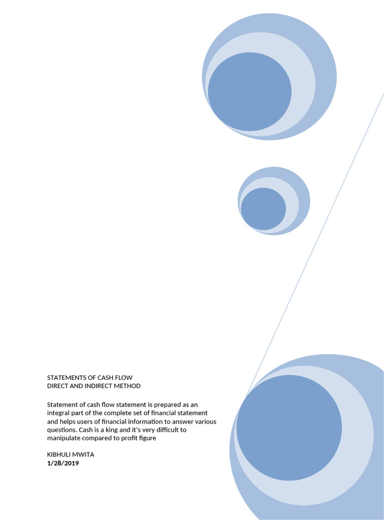 Cash Flow Statement For Beca | PDF | Expense | Cash Flow Statement