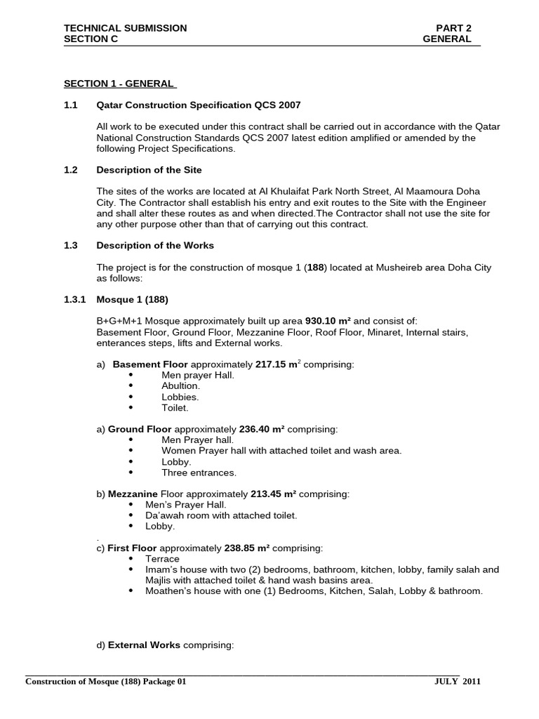 (06e) C2 - SECTION 1 188-GENERAL | PDF | Specification (Technical Standard) | Road