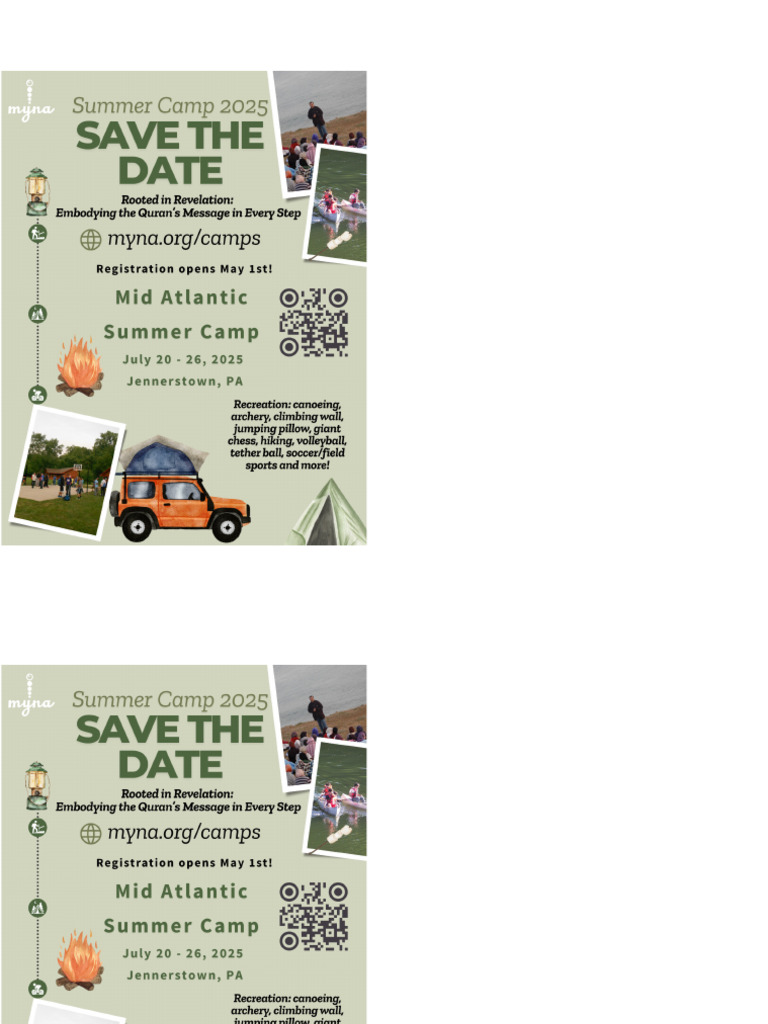 MYNA Summer Camp 2025 Fliers | PDF