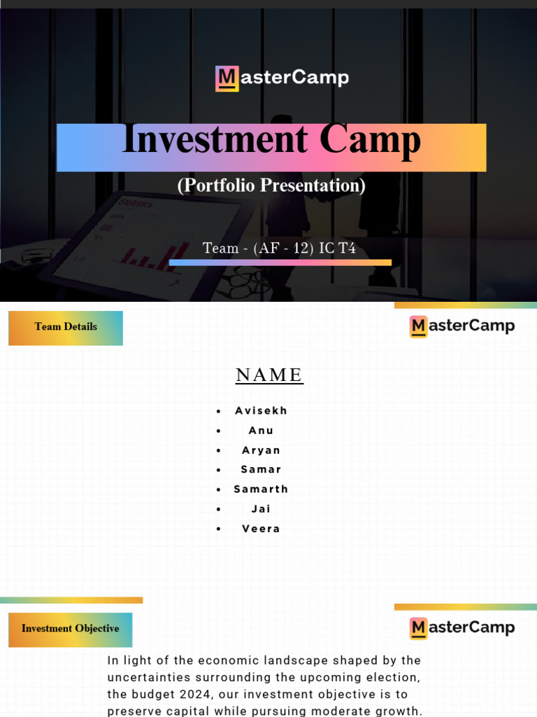 Project On Investment Portfolio PDF | PDF | Renewable Energy | Rural ...