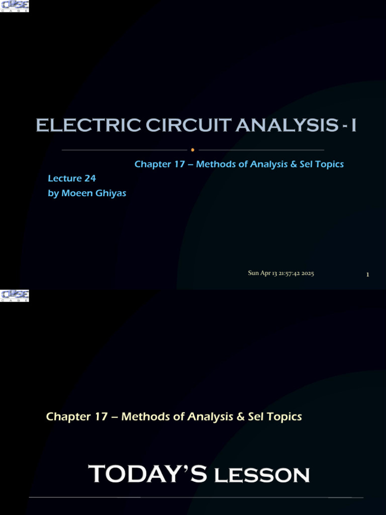 Introductory Circuit Analysis Chapter 15, 16, 17 | PDF | Electrical ...