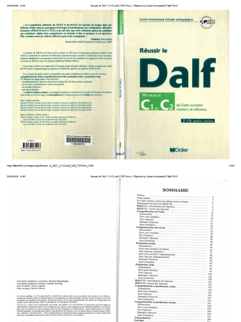 Reussir Le DALF C1 | PDF