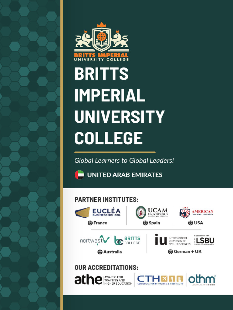 BRITTS Flyer - OCT24 Intake | PDF | Master Of Business Administration ...