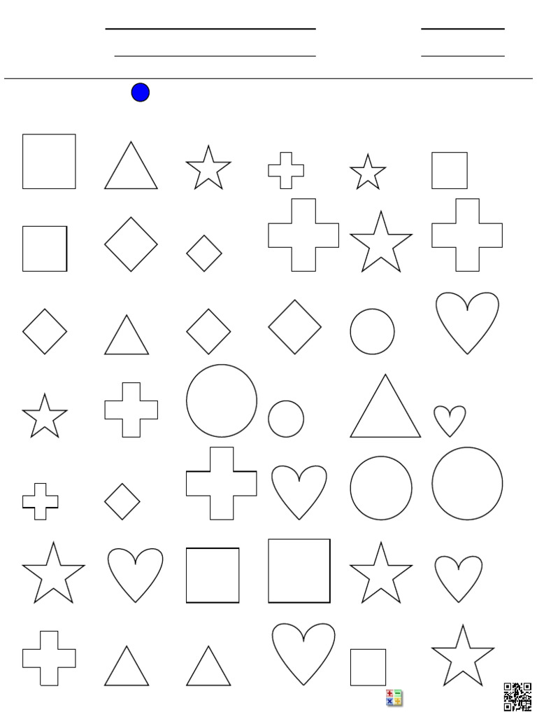 Color The Shapes | PDF