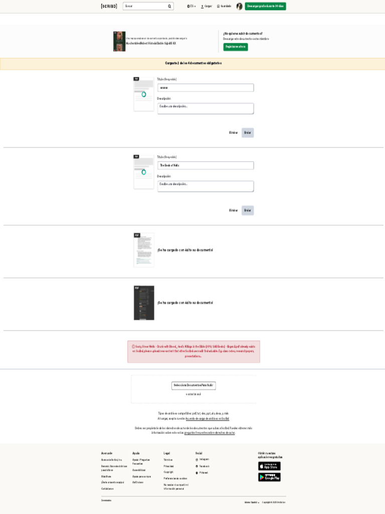 Suba Un Documento - Scribd | PDF | Scribd